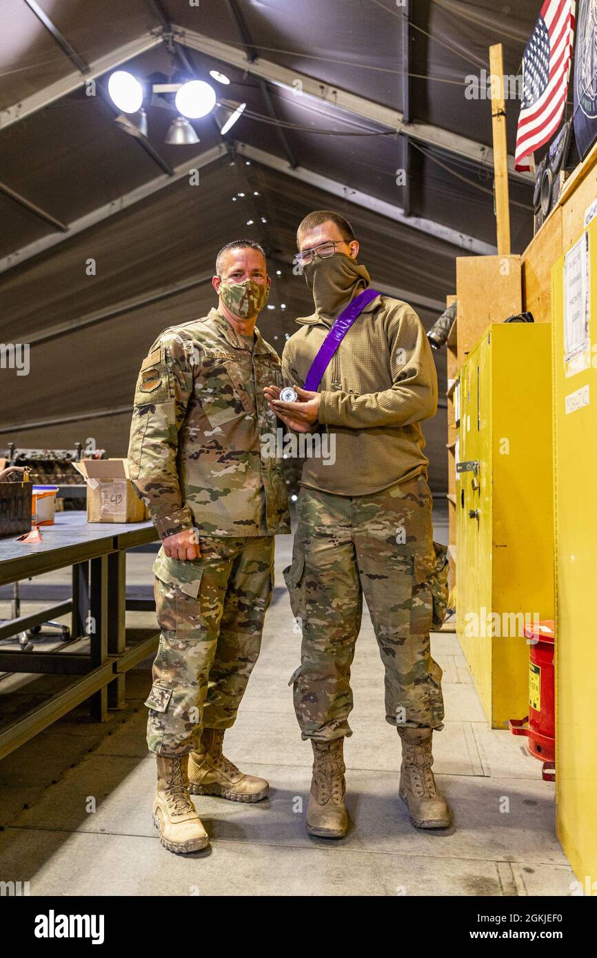 332d AEW Command Chief Dennis Fuselier spends time with Airmen of the ...