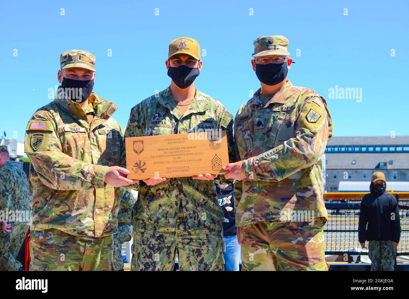 After a day of team building aboard the USS Constitution LTC Harris ...