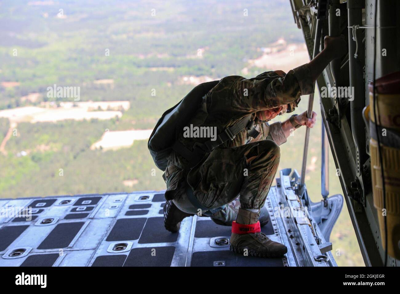 U.S. Army Reserve Maj. Mark Montgomery, jumpmaster and officer in ...