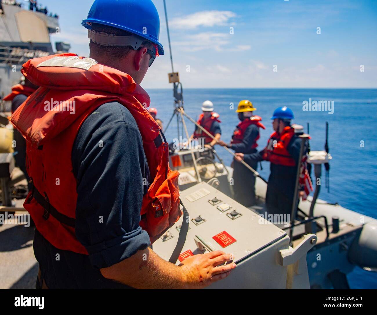 210501-N-FD648-1033 GULF OF ADEN (May 1, 2021) – Boatswain’s Mate 3rd ...
