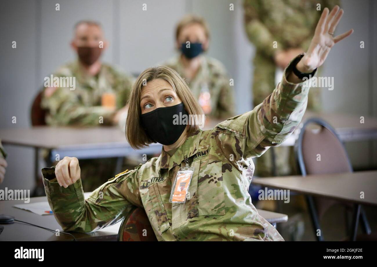 Army Reserve Brig. Gen. Jocelyn Leventhal, deputy commanding general ...