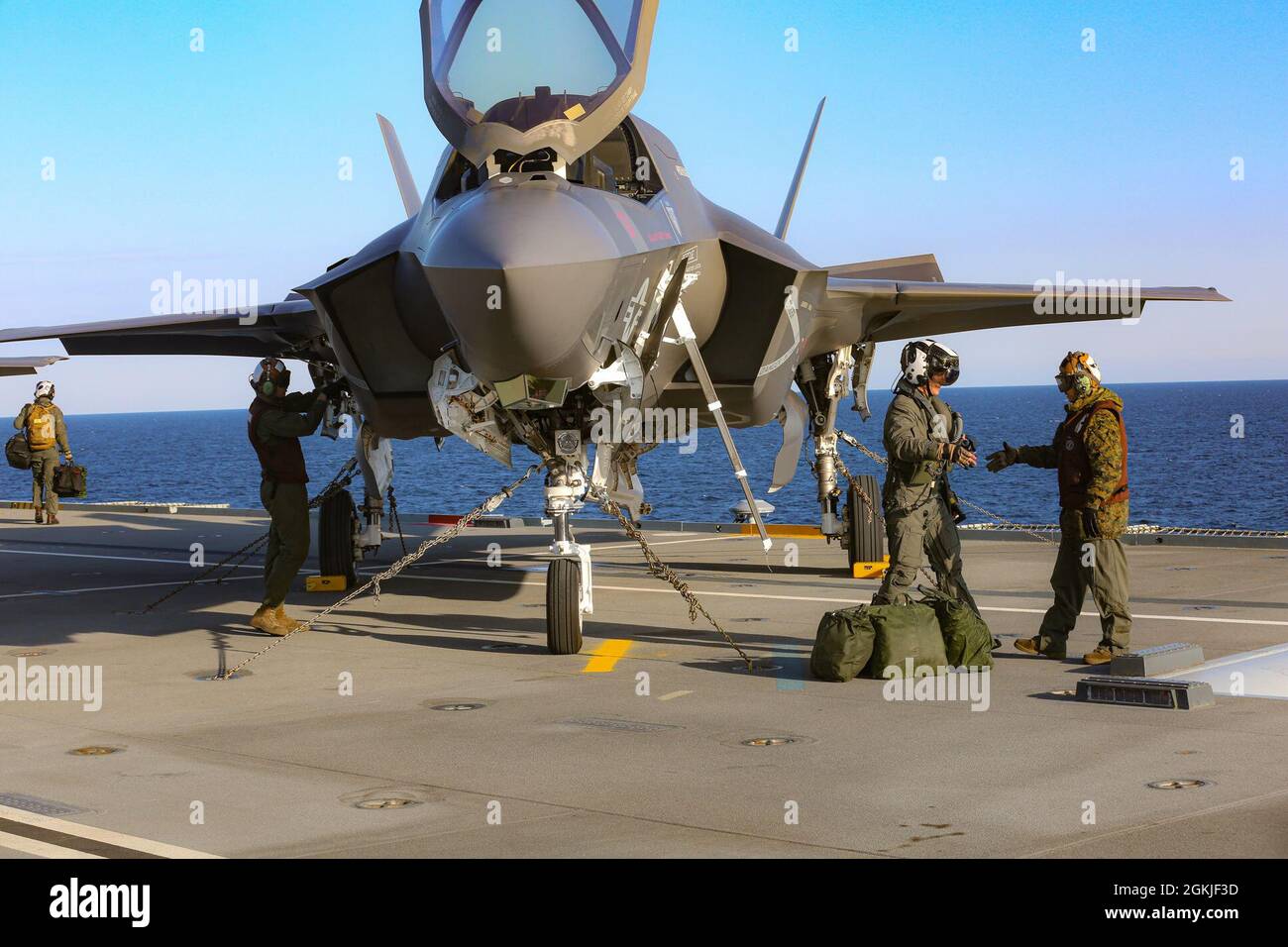 Lt. Col. Andrew D'Ambrogi, the commanding officer of Marine Fighter ...