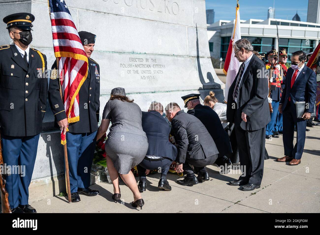 U.S. Army Maj. Gen. Mark Jackson, First Army deputy commander for ...