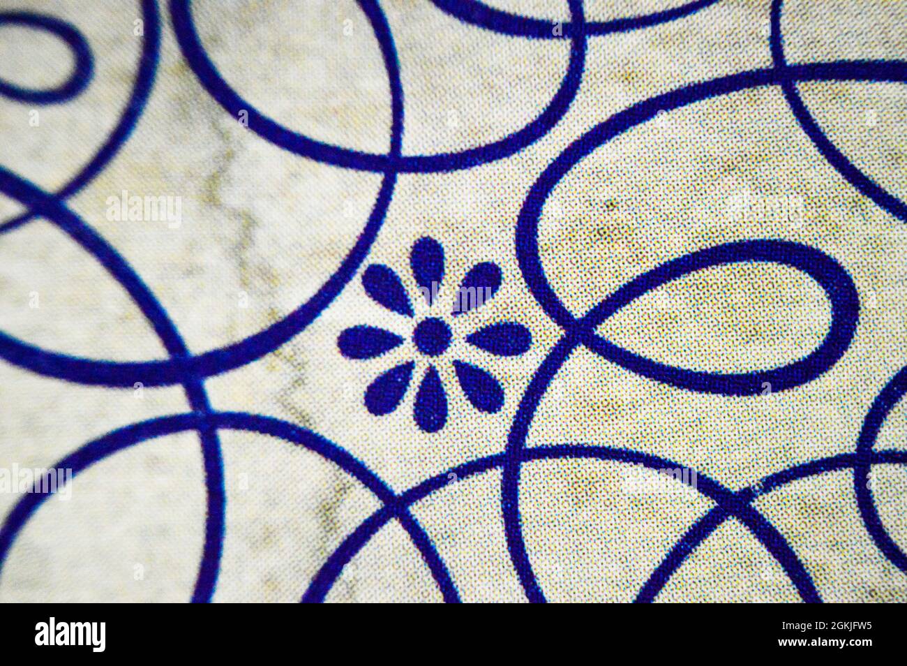 A swirly floral design Stock Photo - Alamy