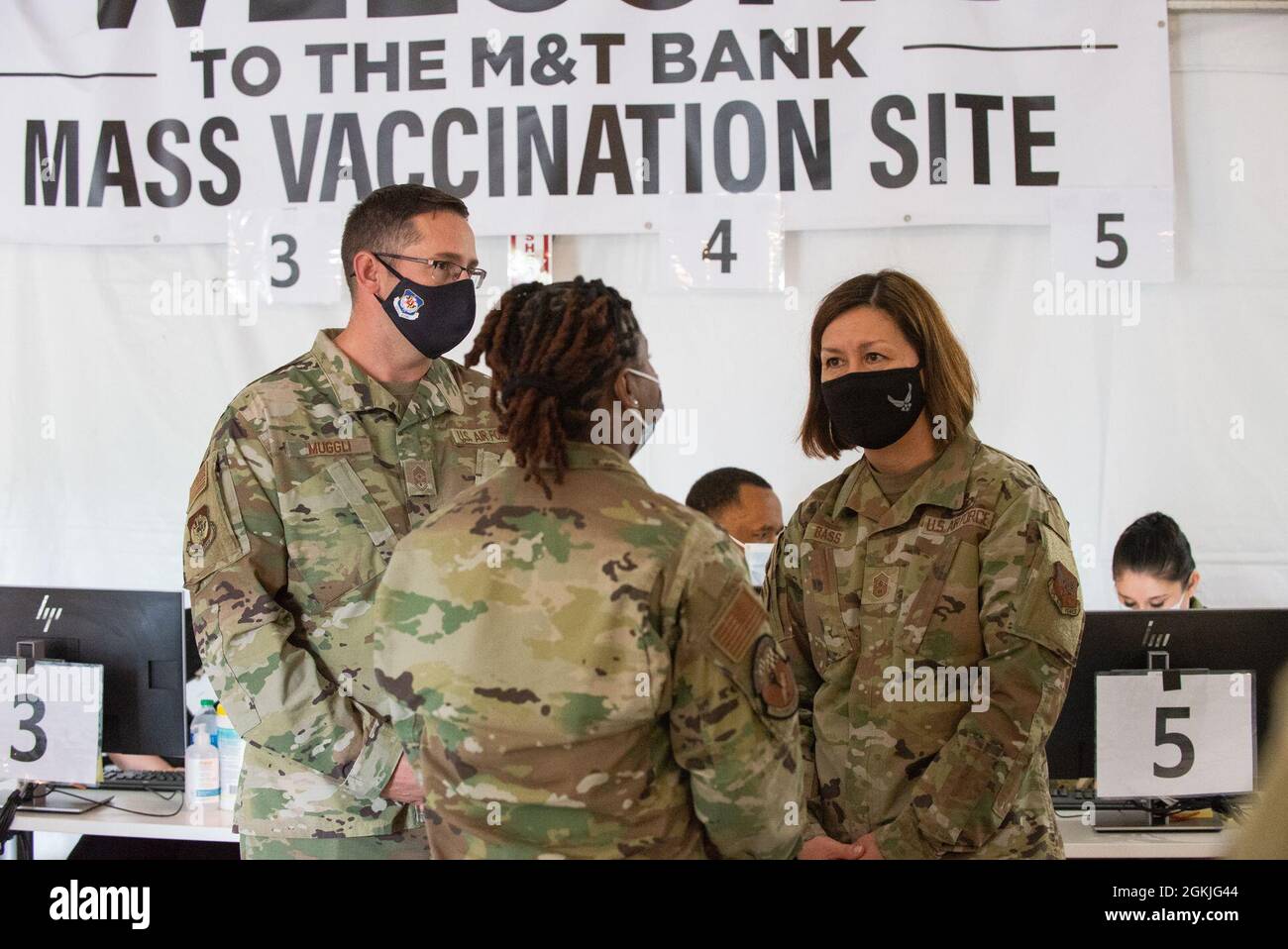 Chief Master Sgt. of the Air Force JoAnne S. Bass and Chief Master Sgt ...