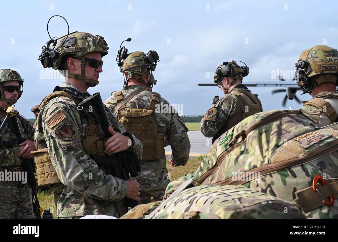 Members if the 4th Fighter Wing, Seymour Johnson Air Force Base, North ...