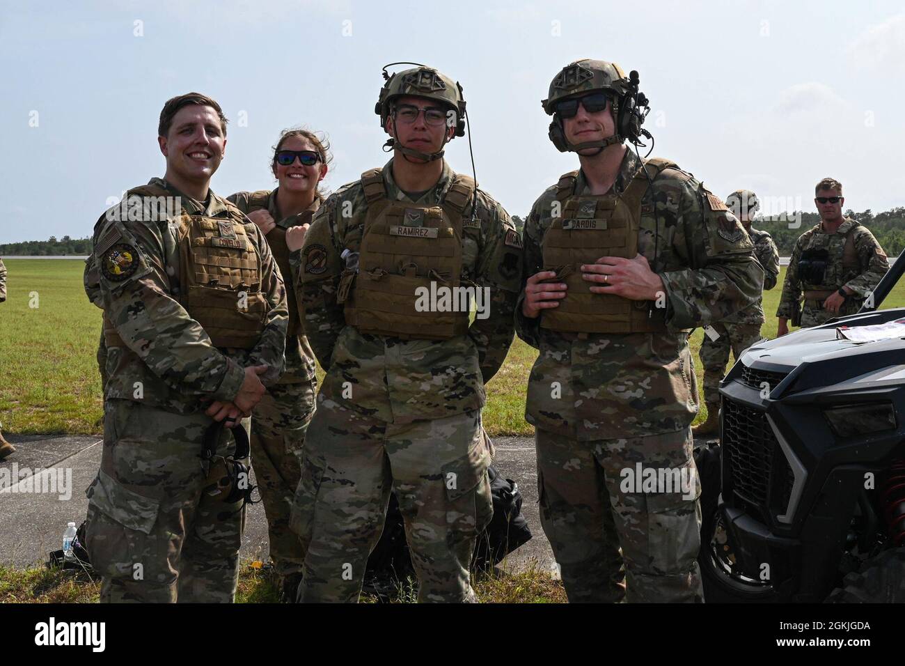 Members if the 4th Fighter Wing, Seymour Johnson Air Force Base, North ...
