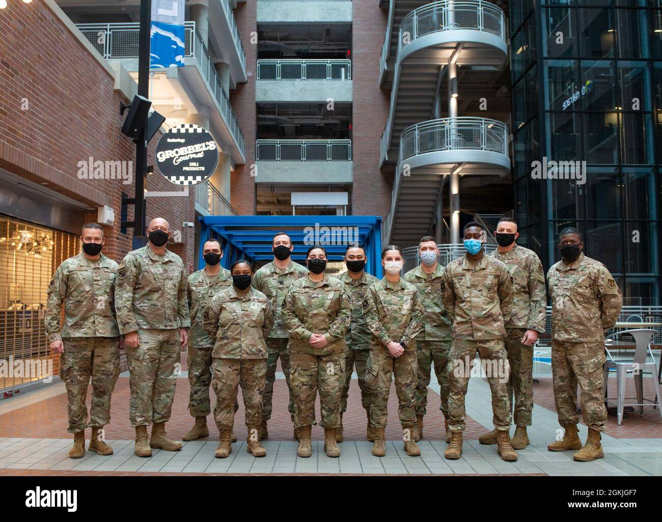 U.S. Air Force Col. Patrick Miller, 88th Air Base Wing commander, along ...