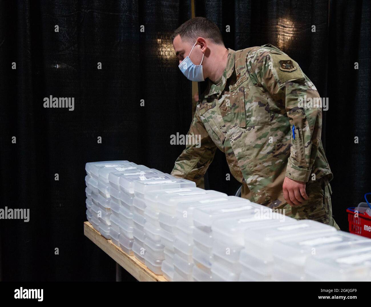 U.S. Air Force Senior Airman Jacob Foley, an administrative technician ...