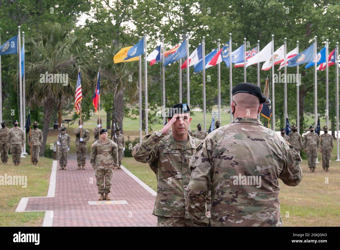Command Sgt. Maj. Travis J. Wirth, senior enlisted leader for the 193rd ...