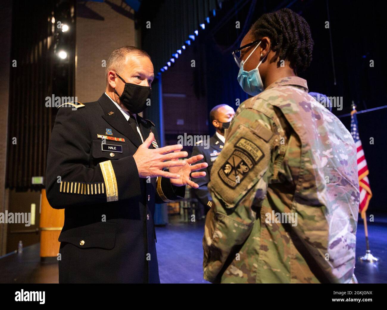 U.S. Army Maj. Gen. Anthony R. Hale (left), Commanding General, U.S ...