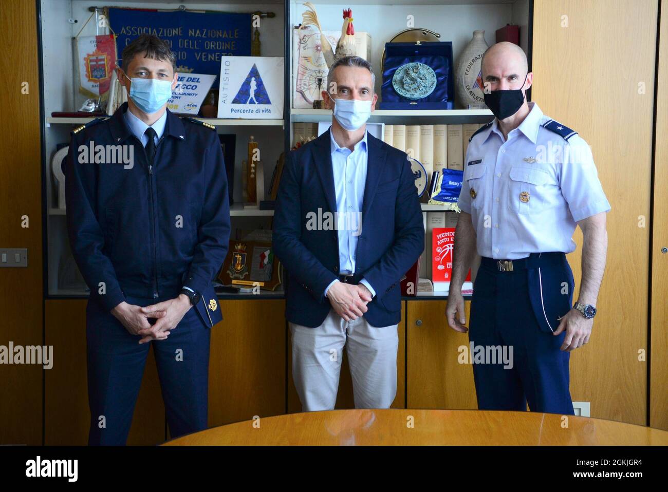 U.S. Air Force Brig. Gen. Jason Bailey, 31st Fighter Wing commander ...