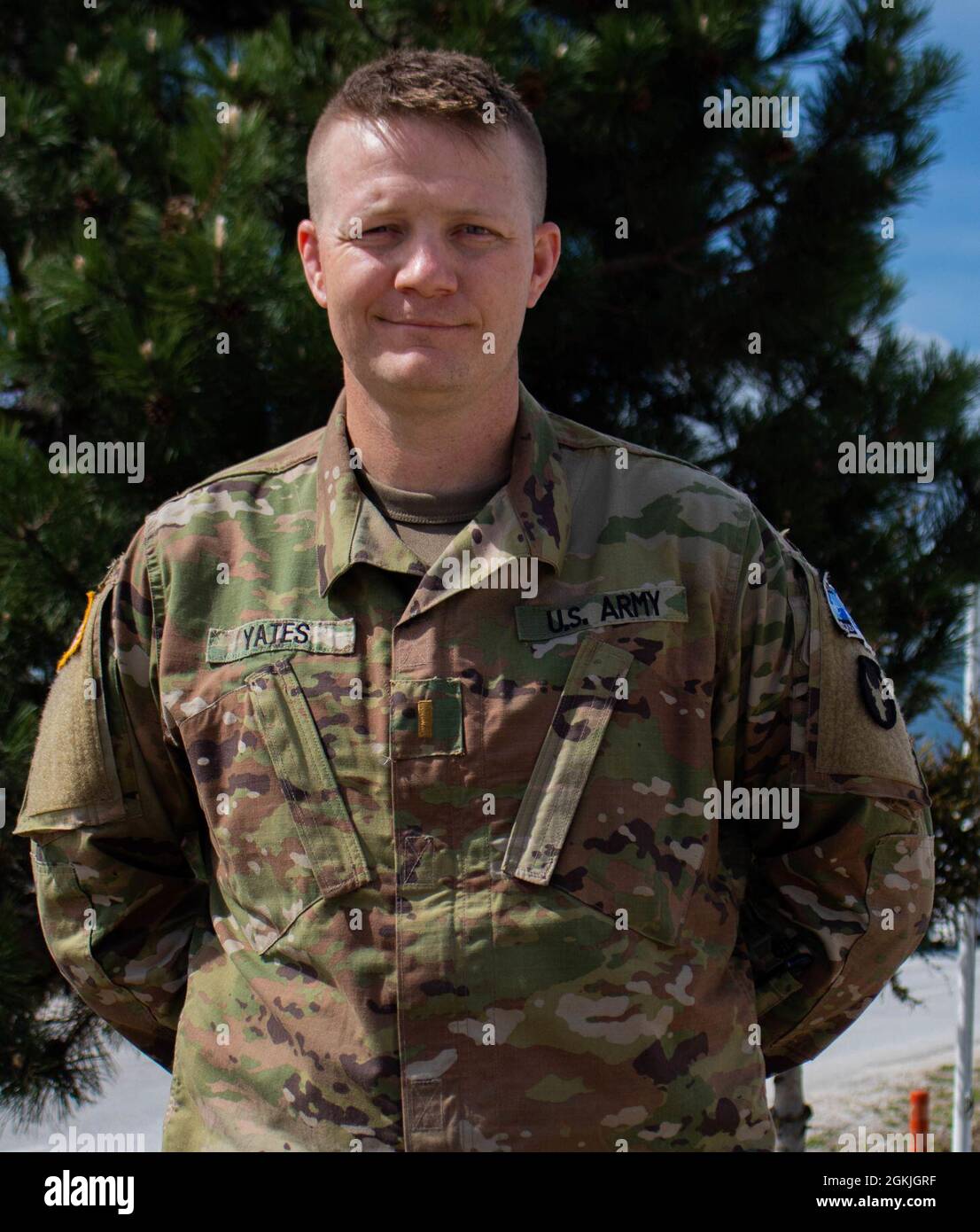 2nd Lt. Cale Yates, an operations planning officer for the Maneuver ...