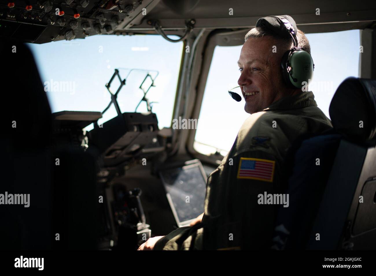 U.S. Air Force Col. Corey Simmons, 60th Air Mobility commander and a C ...