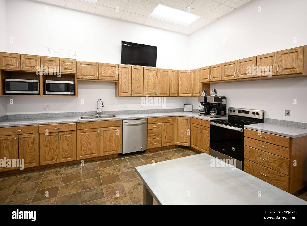 The kitchen was renovated with new appliances, cupboards and ...