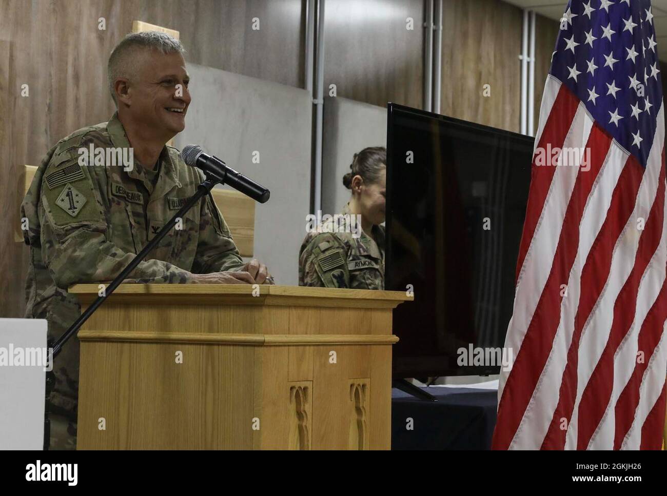 Col. Scott Desormeaux, the brigade commander of the Louisiana National ...