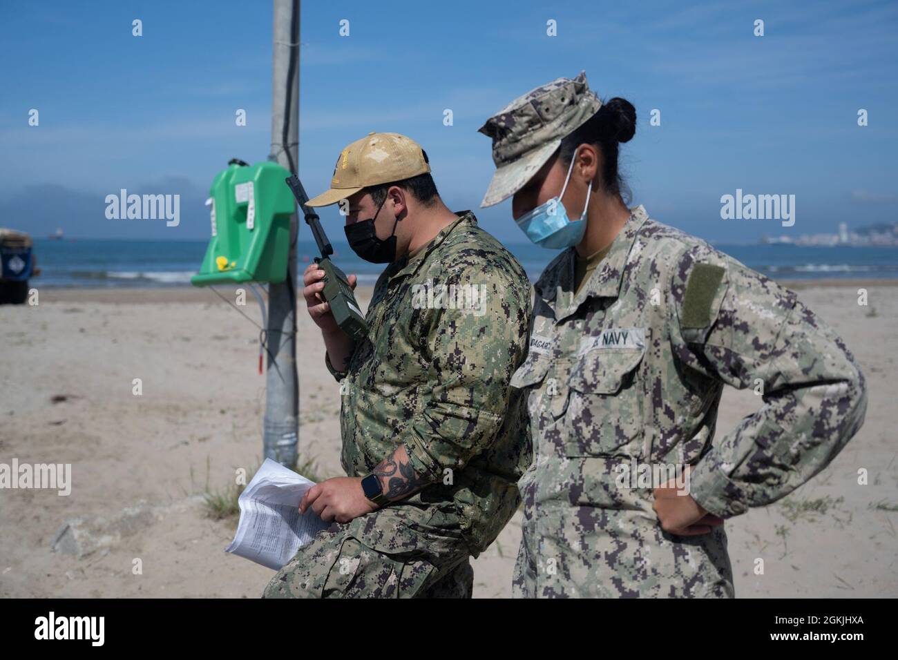 Boatswain’s Mate 2nd Class Ezequiel Cervantes, Beach Interface Unit ...