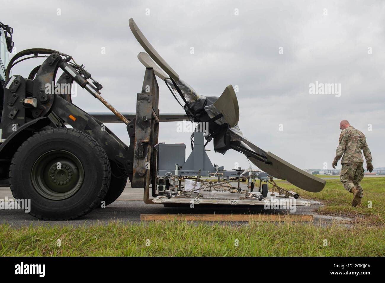 Senior Airman Robert Mears, a Vehicle Operations Control Center support ...