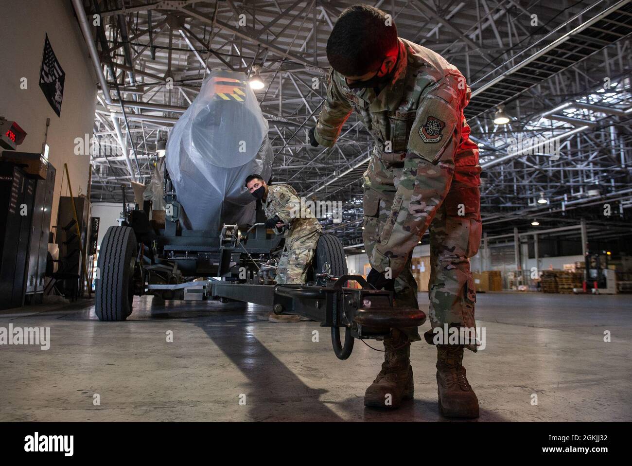 Staff Sgt. Michael Freitas, right, 730th Air Mobility Squadron air ...