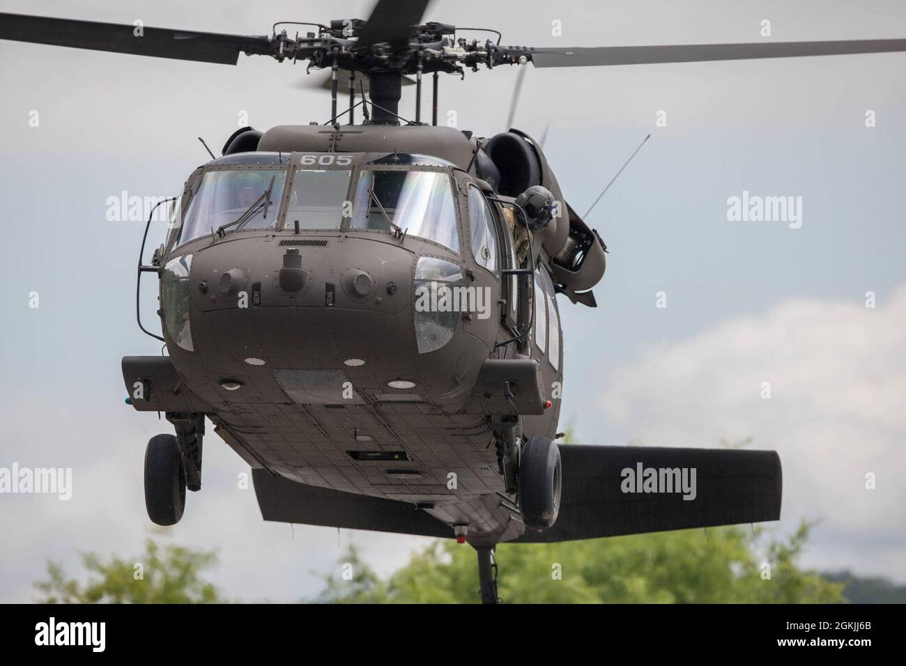 A UH-60 Black Hawk Helicopter, assigned to Alpha Company, 1st Battalion ...