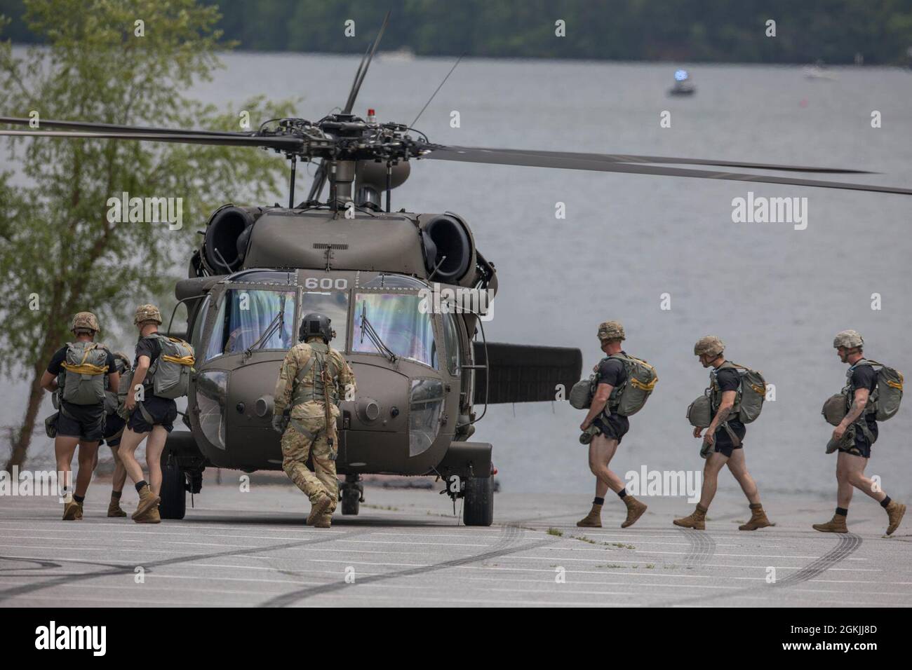 A group of U.S. Army Rangers, assigned to the 5th Ranger Training ...