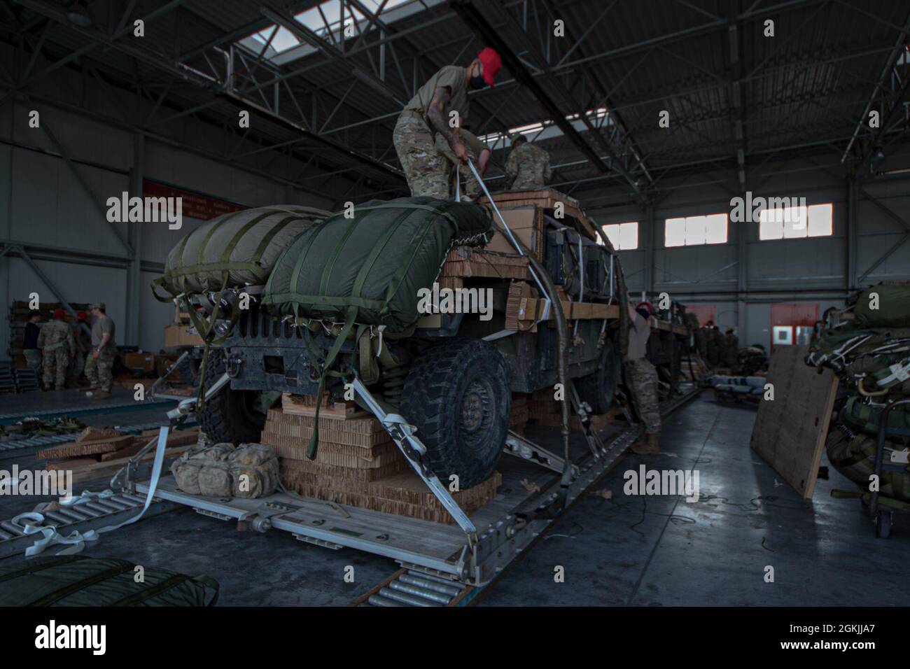 U.S. Army Riggers with 601st Quatermaster Company, 173rd Airborne ...