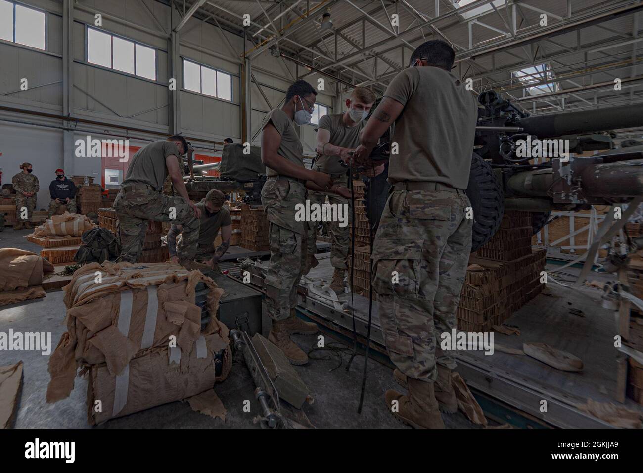 U.S. Army Riggers with 601st Quartermaster Company, 173rd Airborne ...