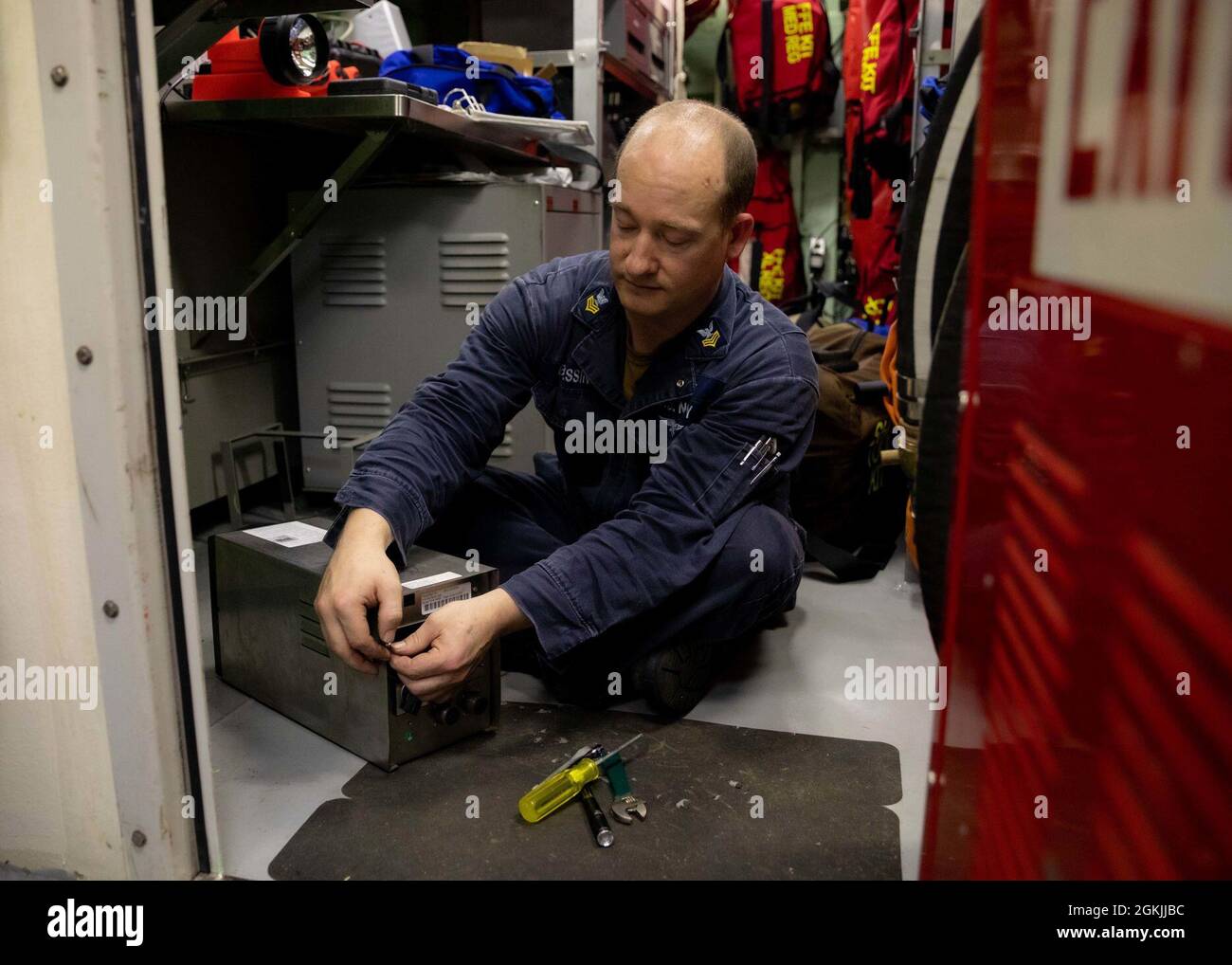 Damage control locker hi-res stock photography and images - Alamy