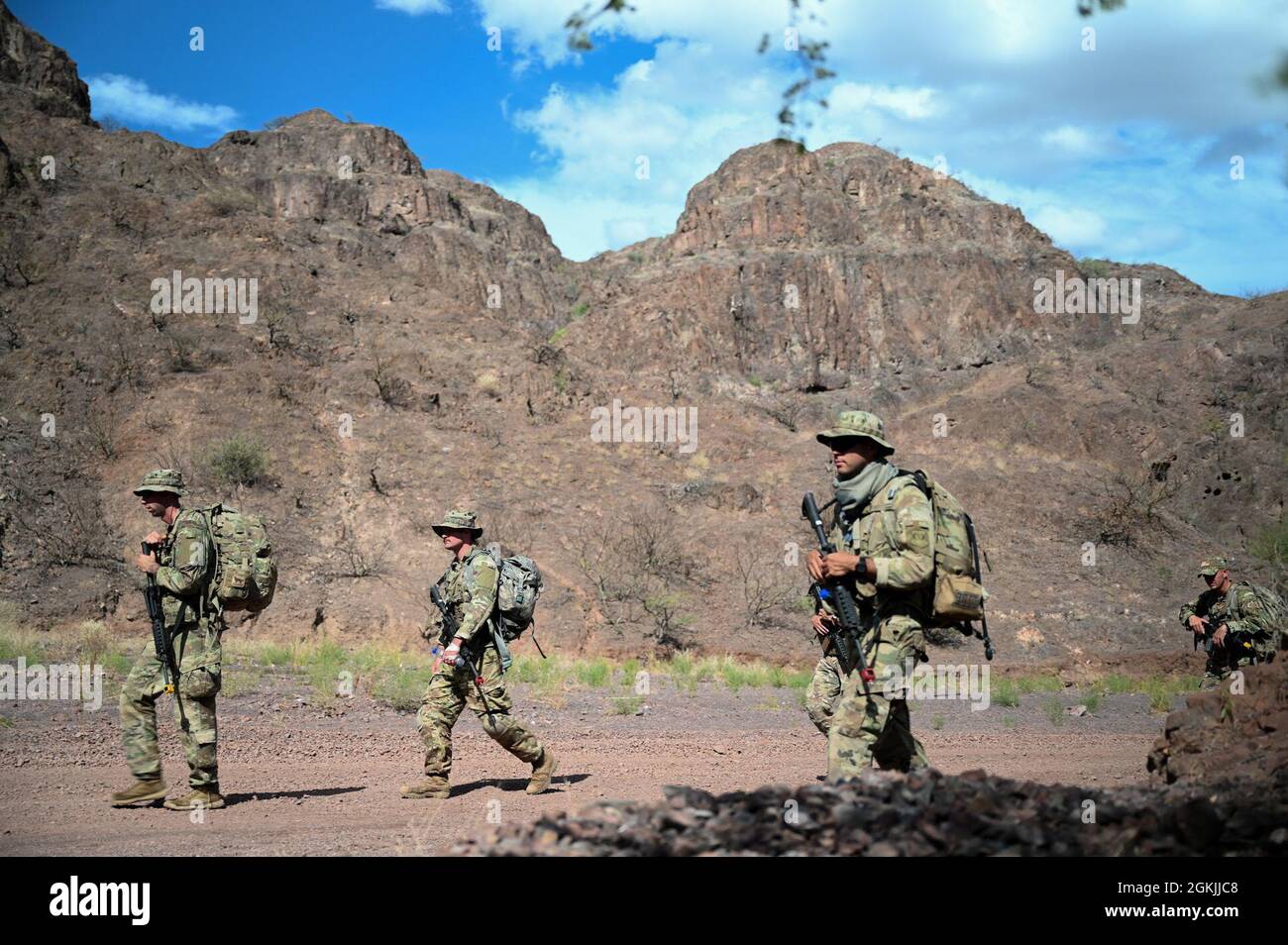 Service members assigned to Combined Joint Task Force-Horn of Africa ...