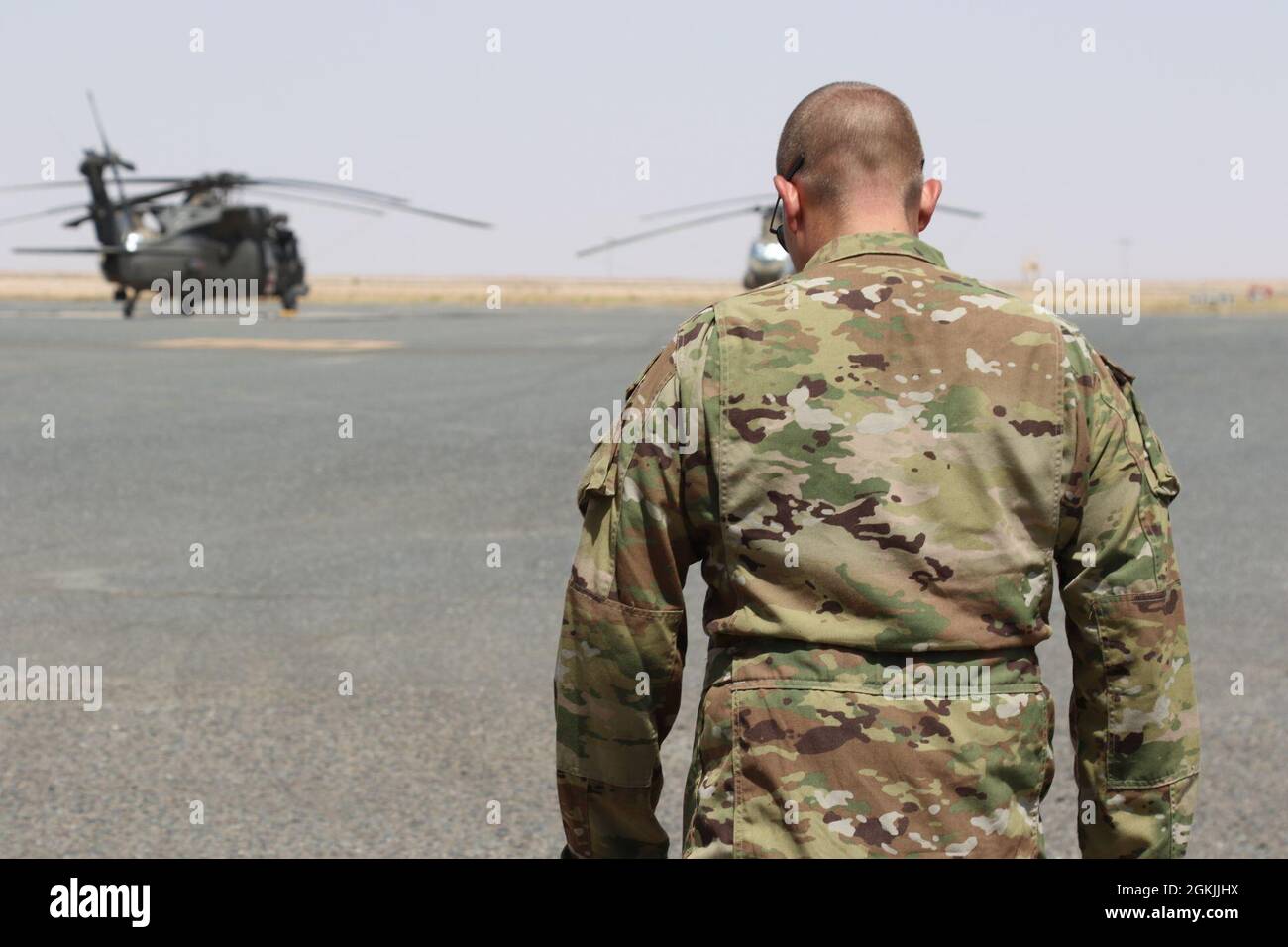 Staff. Sgt. Brandon Stafford, a CH-47 Chinook helicopter flight ...