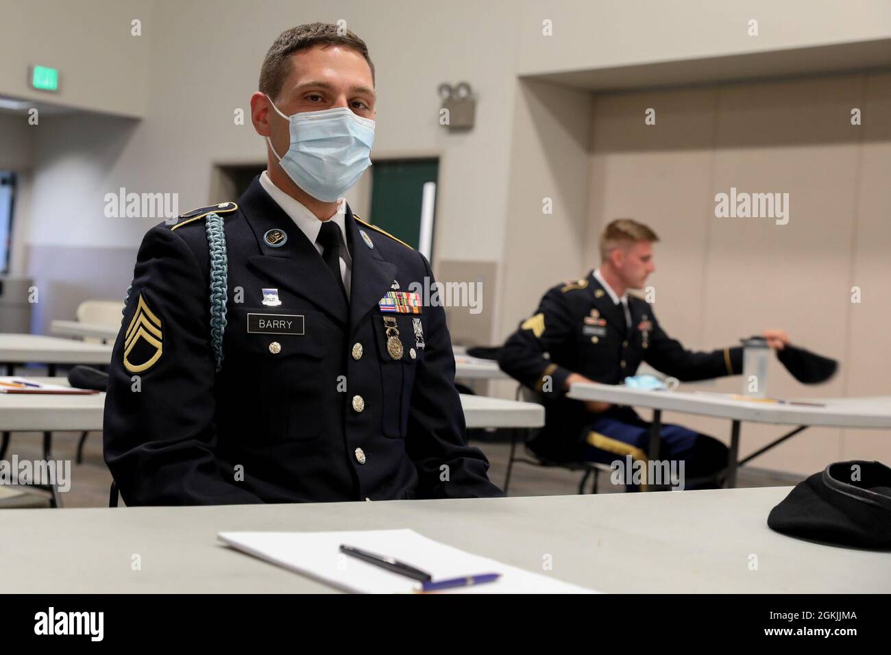 U.S. Army Staff Sgt. Joshua Barry, an Infantry Squad Leader with the 1 ...