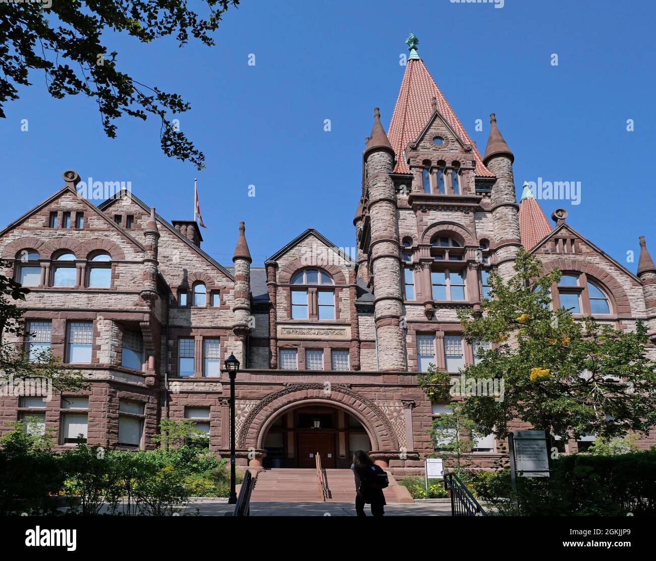 Toronto, Canada - September 13, 2021: Ornate Romanesque architecture of ...