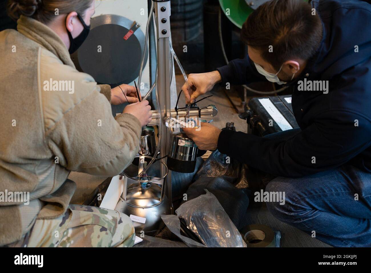 U.S. Air Force Tech Sgt. Katherine Harris, NCO in-charge of hazard ...