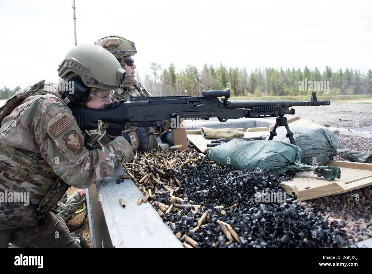 Members of the 114th Security Forces Squadron with South Dakota Air ...