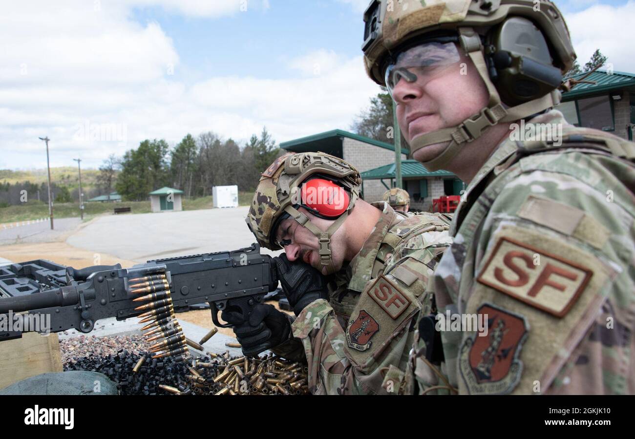 Members of the 114th Security Forces Squadron with South Dakota Air ...