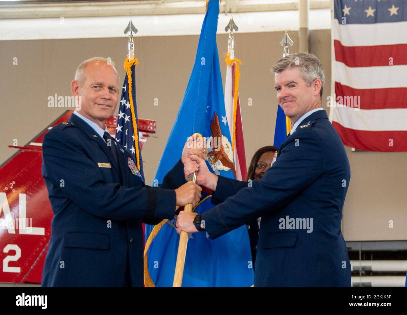 Col. Ed Casey, outgoing commander, relinquishes command of the 187th ...