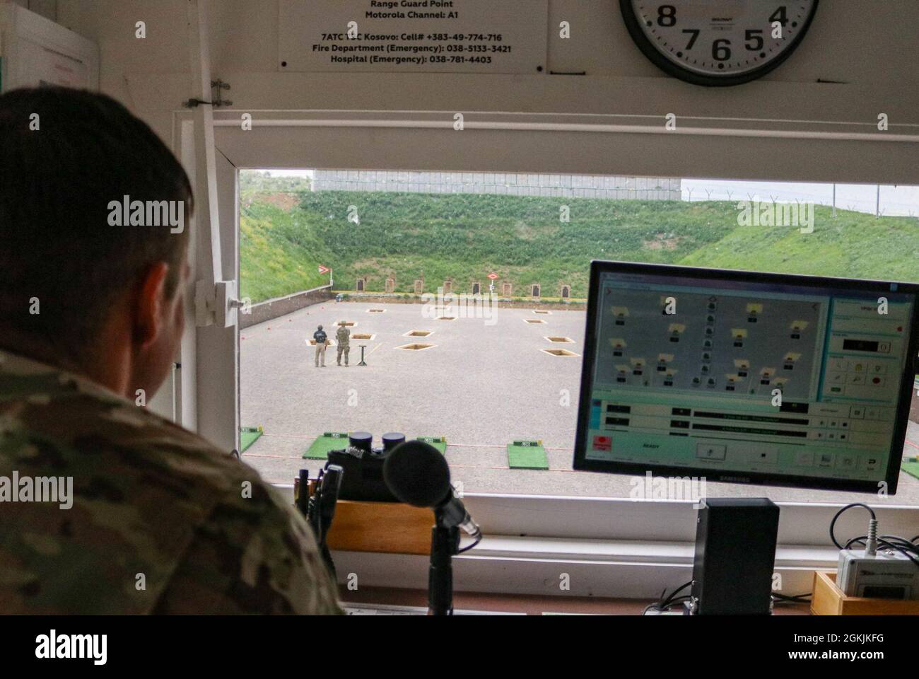 A U.S. Soldier assigned to Regional Command-East, Kosovo Force ...