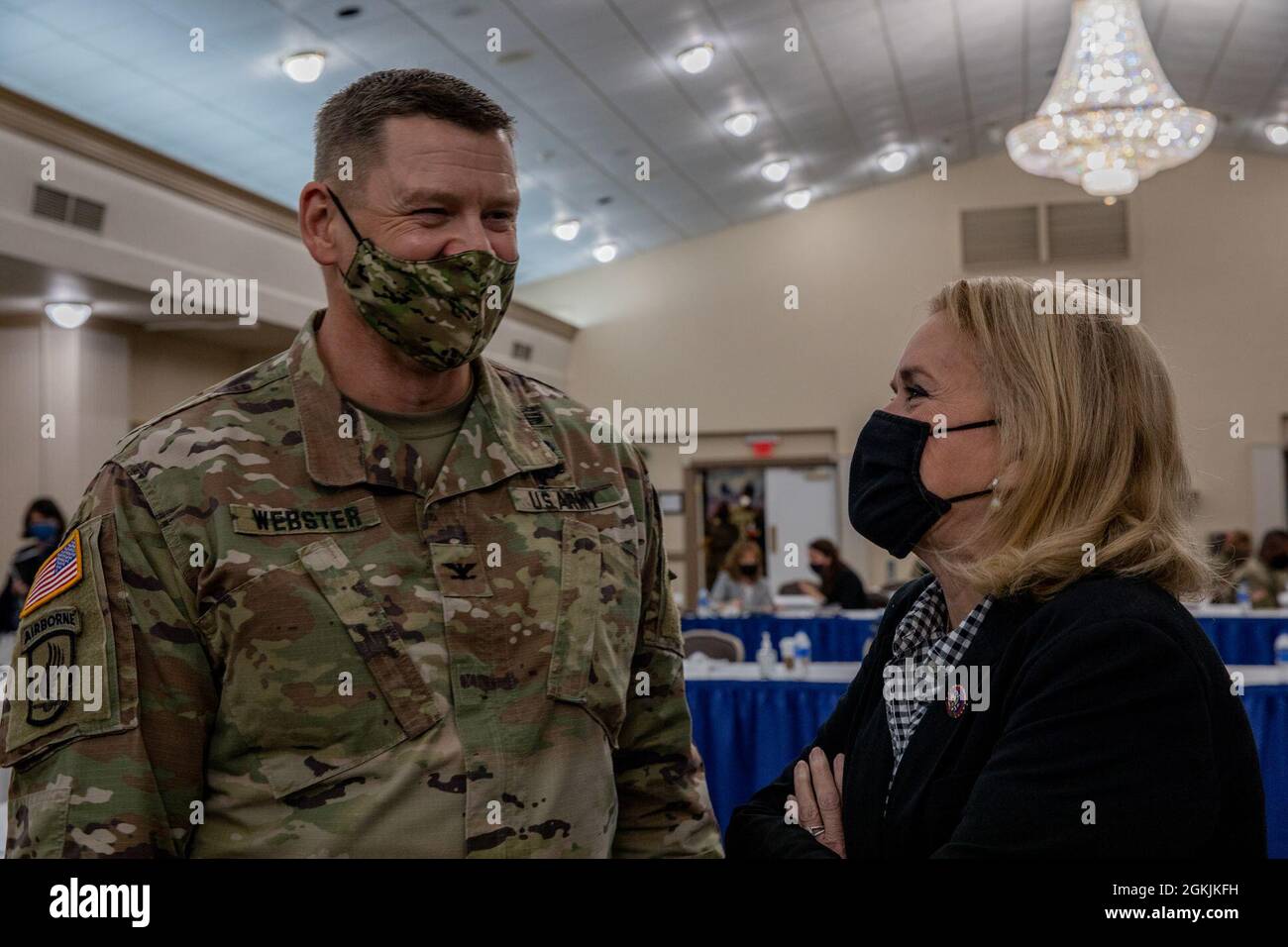 Col. Kelly Webster, the III Corps chief of staff, shares a conversation ...