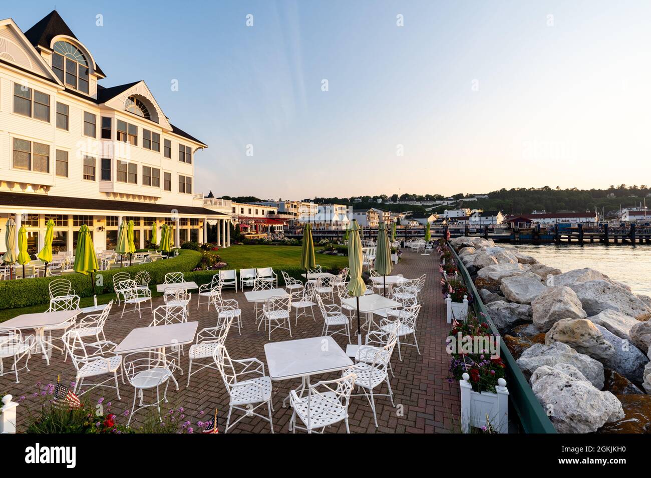 Mackinac island downtown hi-res stock photography and images - Alamy