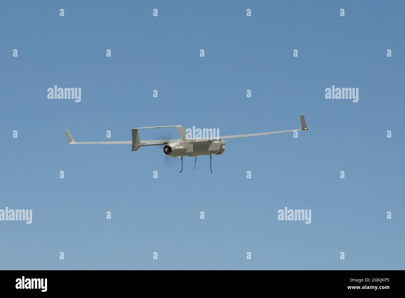An RQ-21 Blackjack assigned to Marine Unmanned Aerial Vehicle Squadron ...