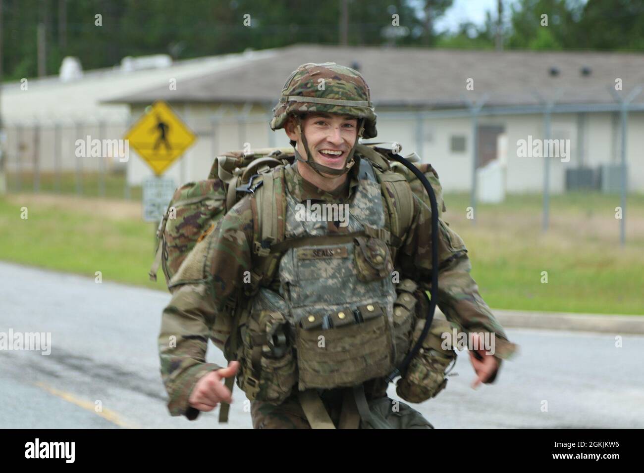 Spc. Caleb Seals, an infantryman assigned to 3rd Battalion 15th ...