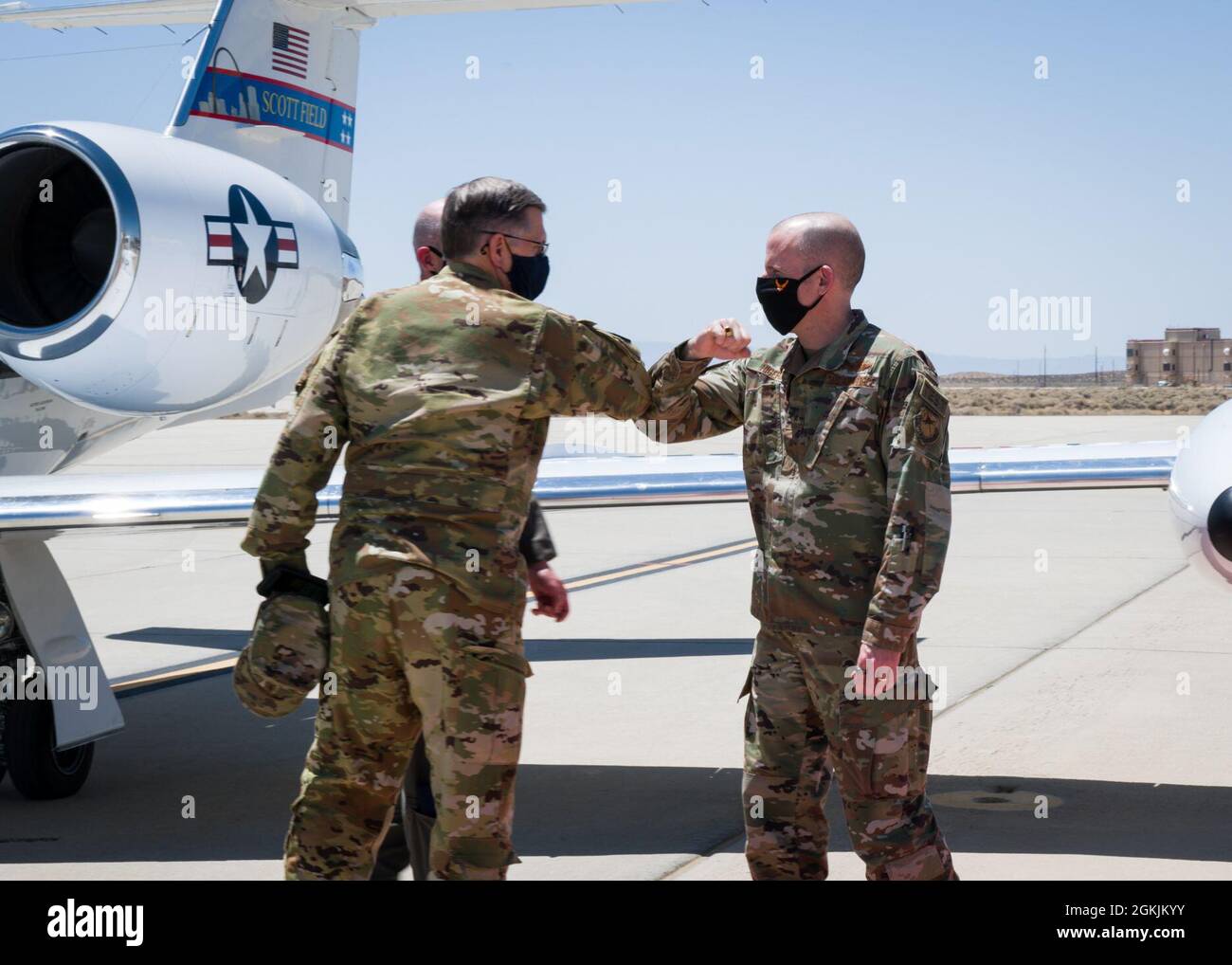 Brig. Gen. Matthew Higer, 412th Test Wing commander, welcomes Gen ...