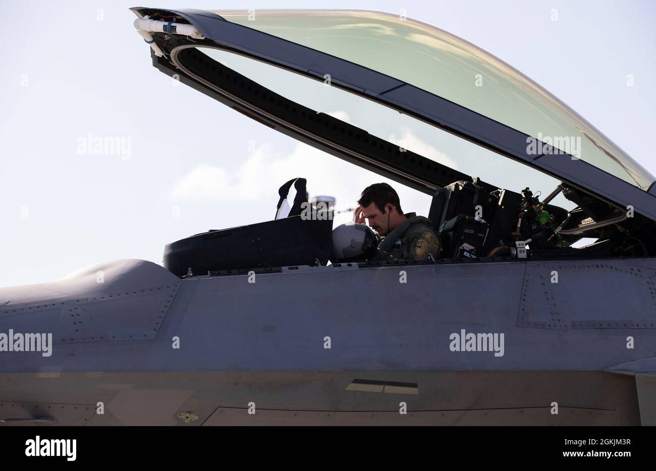 U.S. Air Force Capt. Colton Huntsman, a fighter pilot assigned to the ...