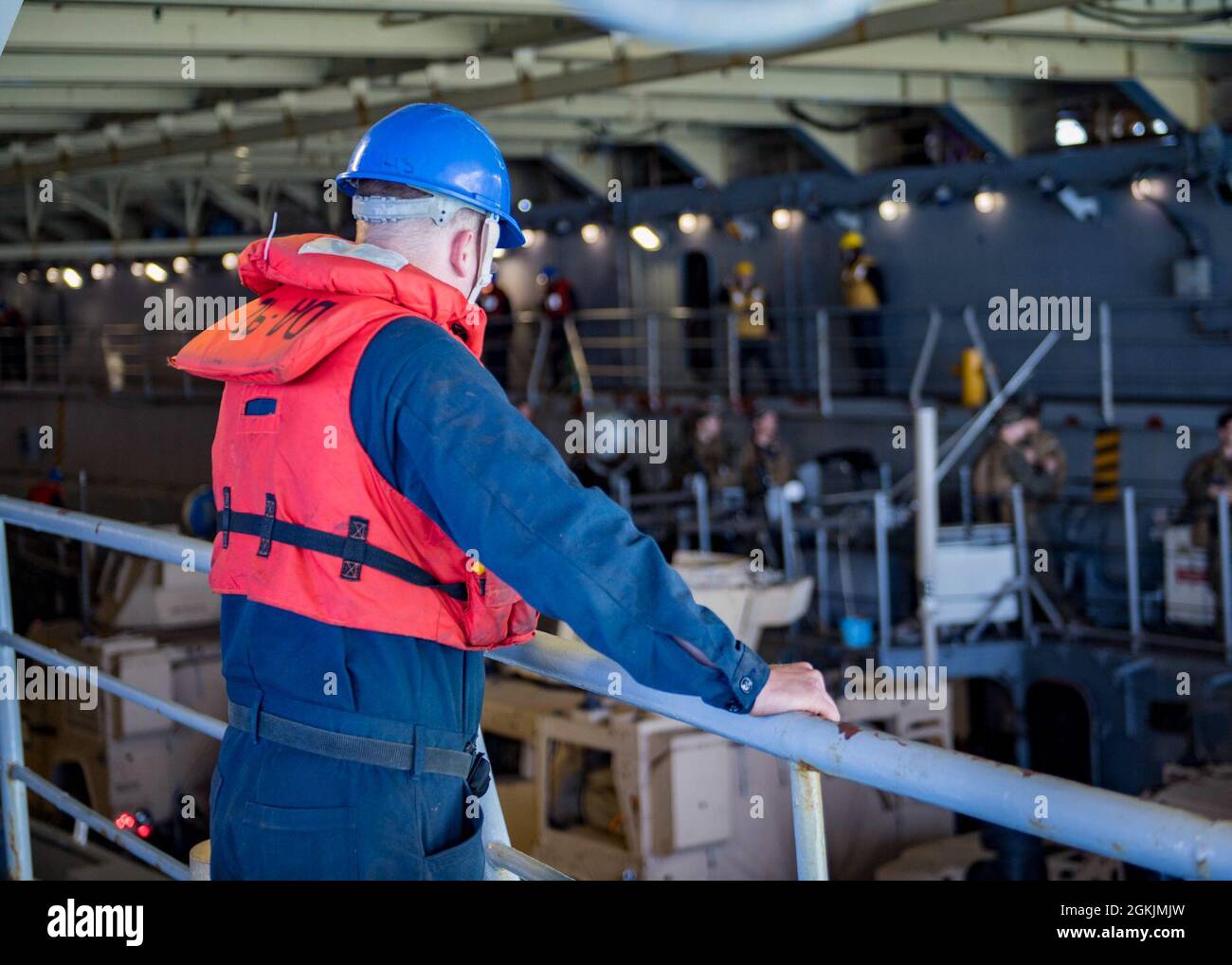 210505-N-NQ285-1071 ATLANTIC OCEAN (May 5, 2021) Boatswain's Mate 2nd ...