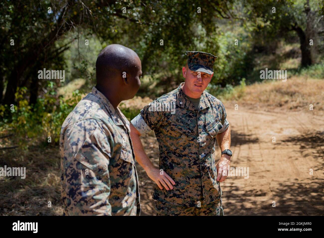 U.S. Marine Corps Lt. Col. Jason R. Reukema, commander of Task Force ...
