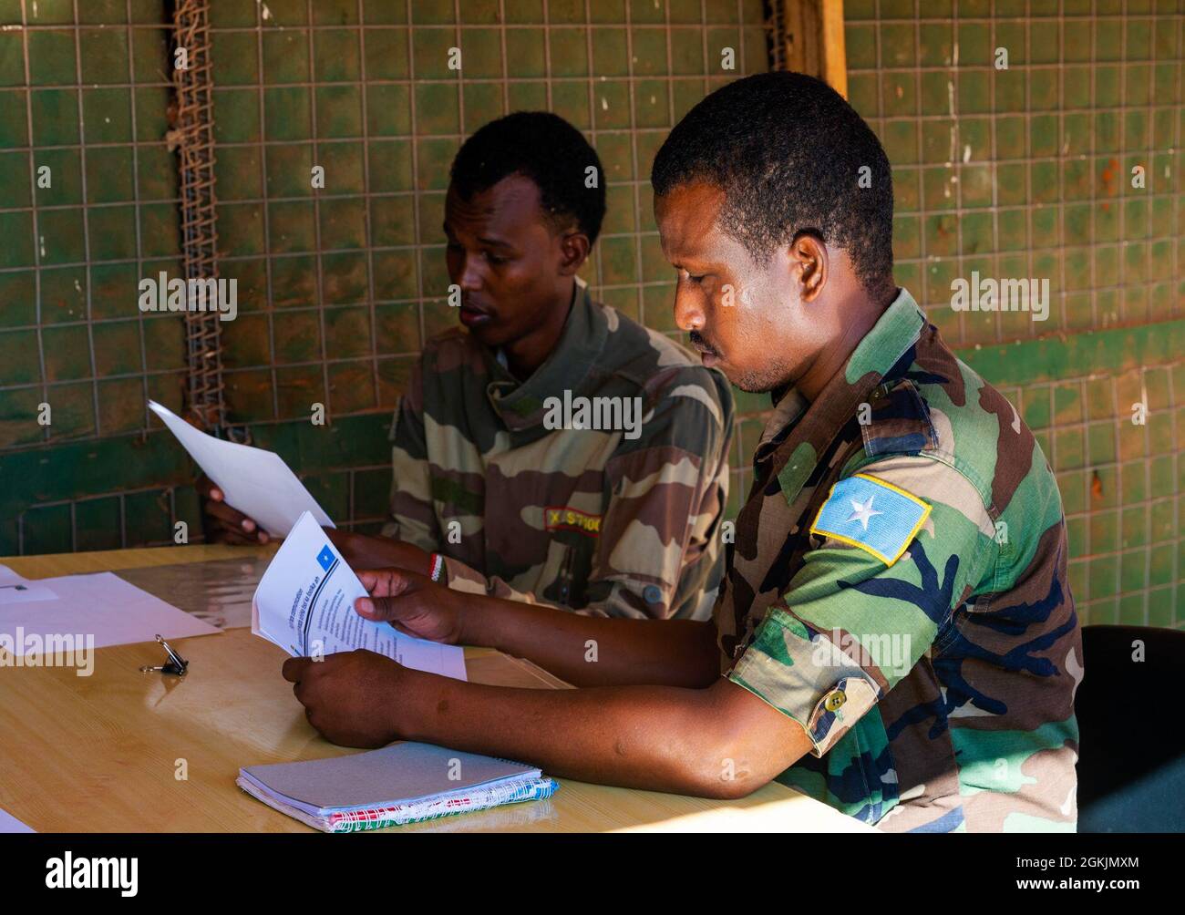 U.S. forces host a communications class with the Danab Brigade in ...