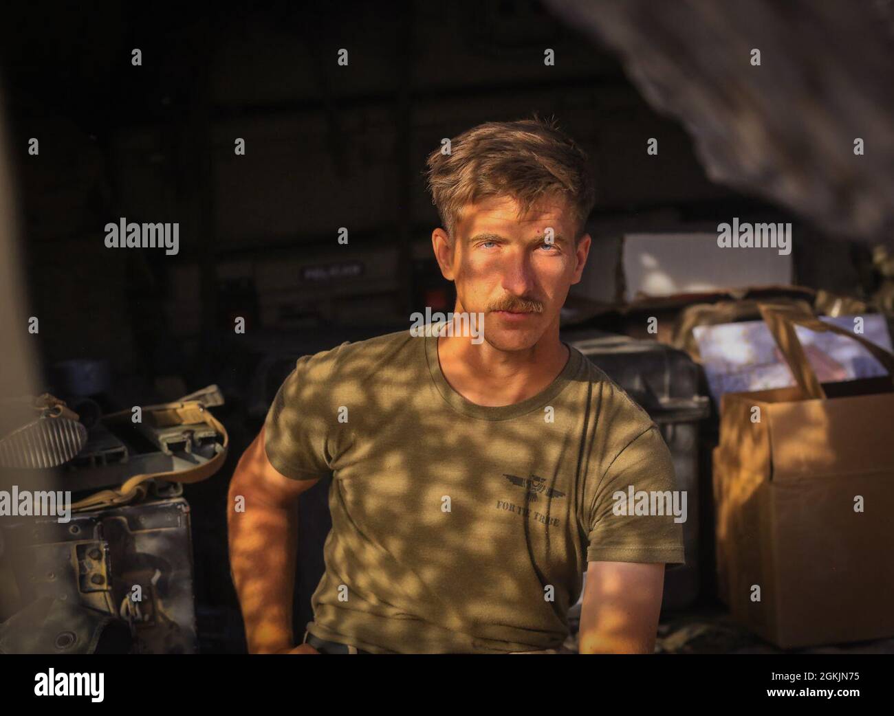 U.S. Marine Corps Sgt. Damon Armstrong, a rifleman with 1st Battalion ...
