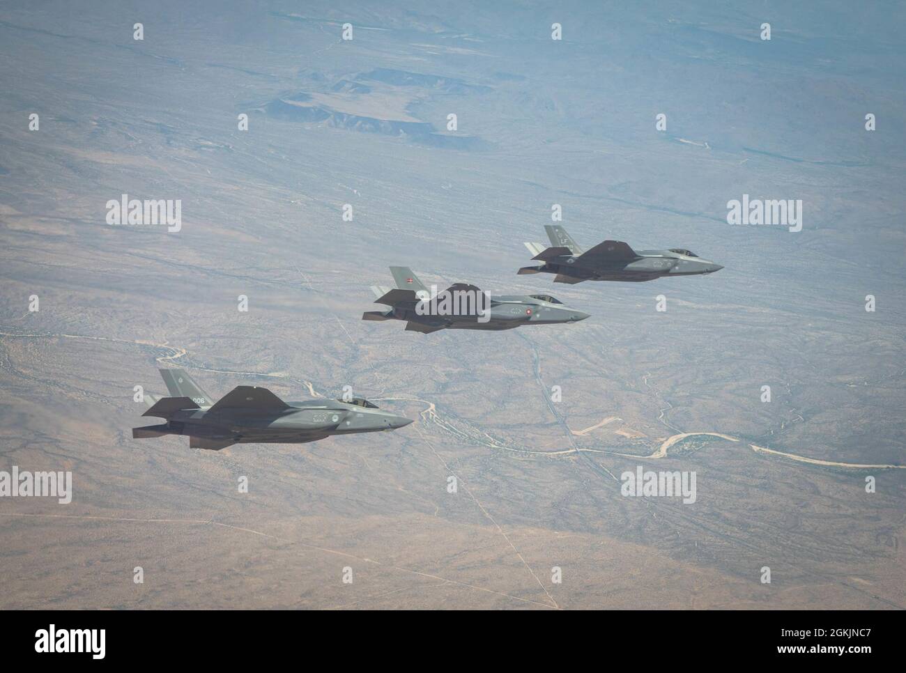 A U.S. Air Force, a Royal Danish Air Force and a Royal Netherlands Air ...