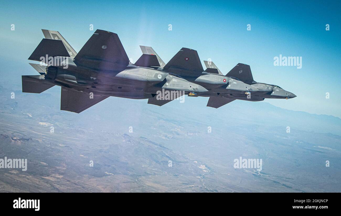 A U.S. Air Force, a Royal Danish Air Force and a Royal Netherlands Air ...