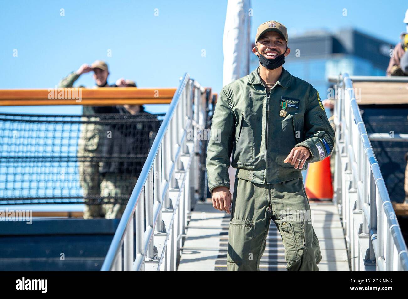 BOSTON (May 6, 2021) Naval Air Crewman (Helicopter) 1st Class Charles ...